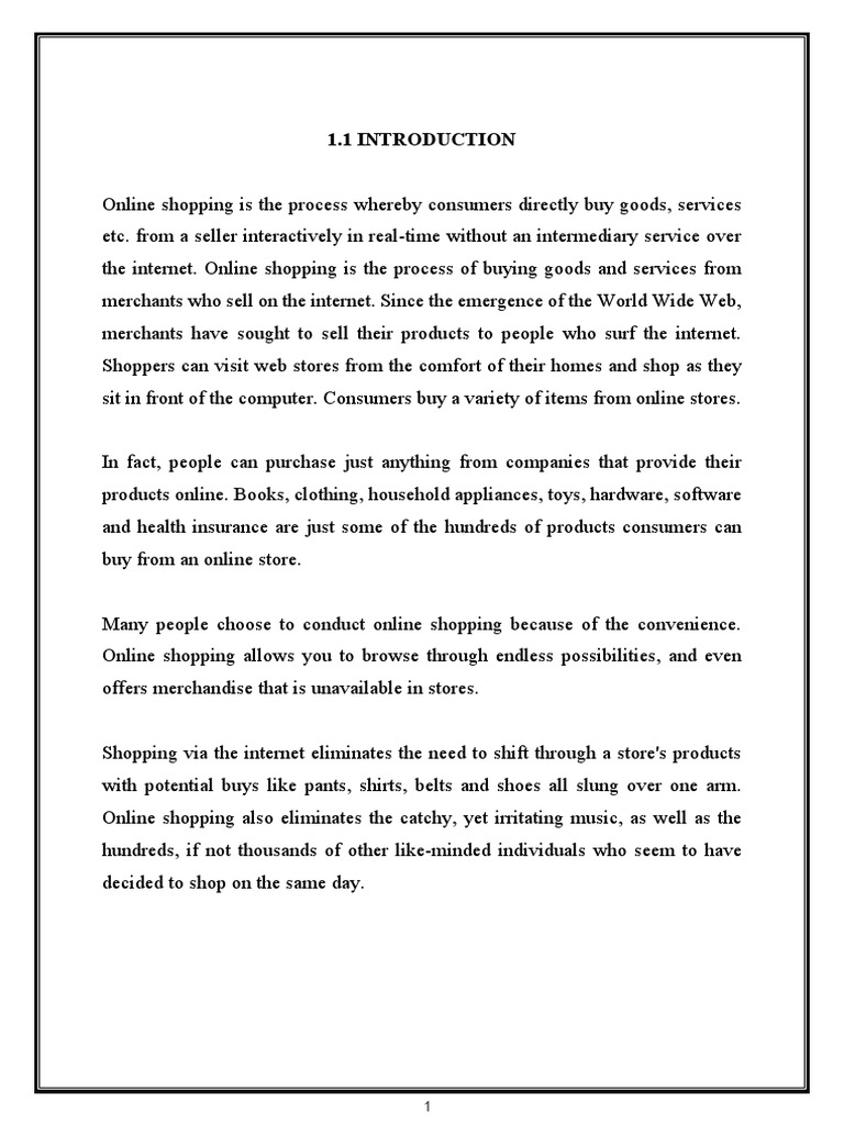 A Study of Customer Satisfaction Towards Online Shopping With Special Reference To Edavanna ...