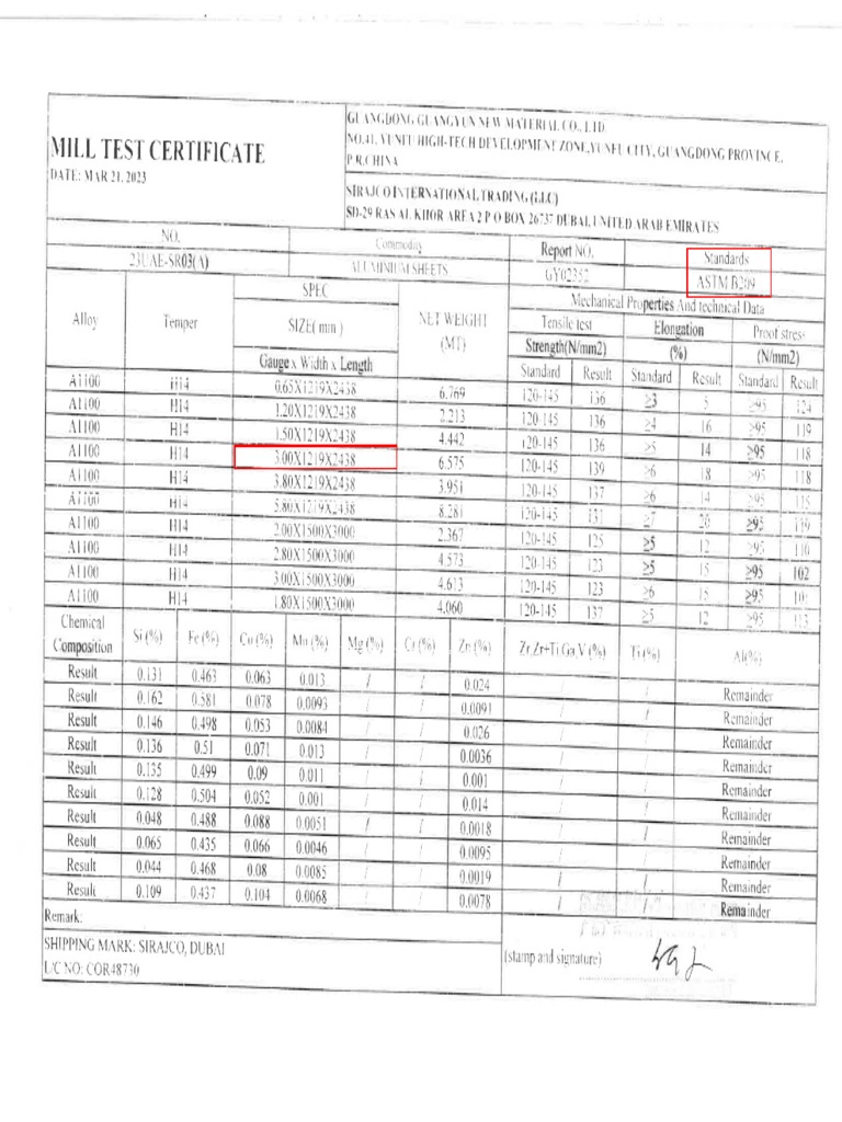 MTC Alu Sheet 3mm | PDF