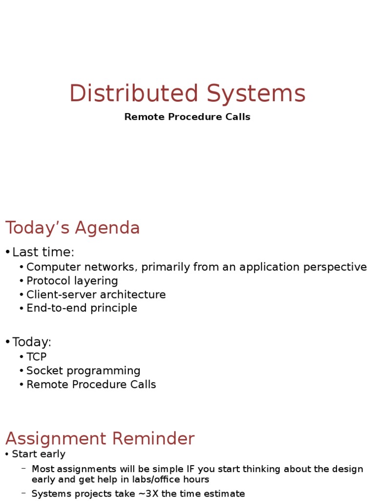 Lec 4 | PDF | Transmission Control Protocol | Network Socket
