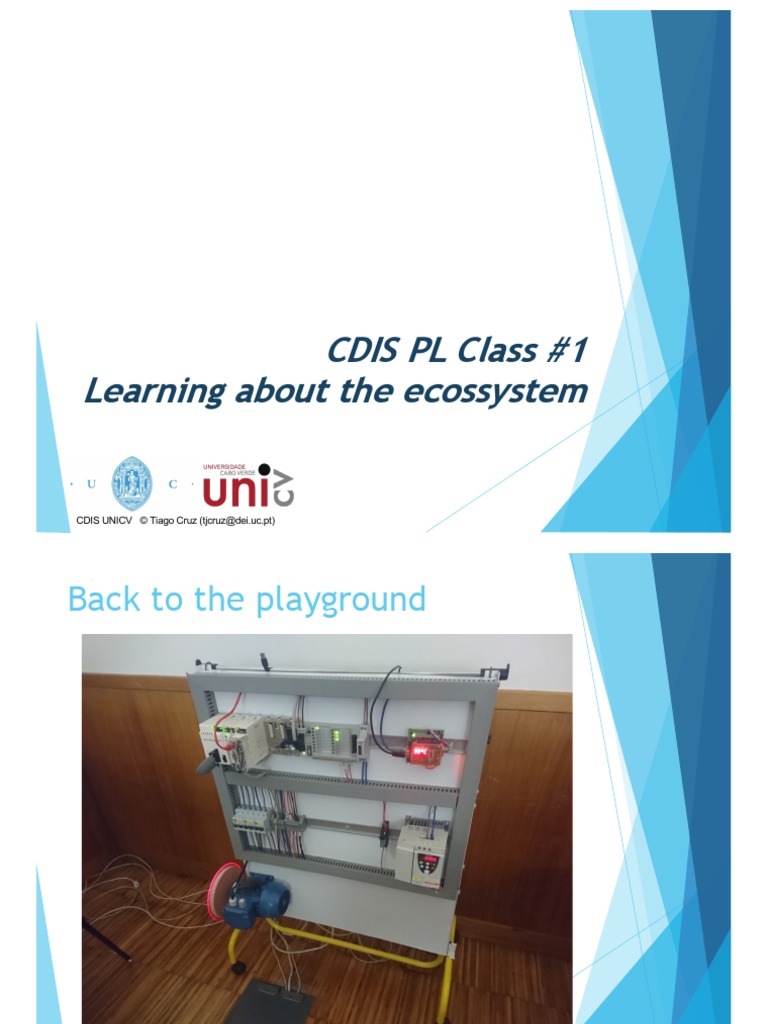 CDIS CV PL.1 Ecosystem | PDF | Programmable Logic Controller | Computing