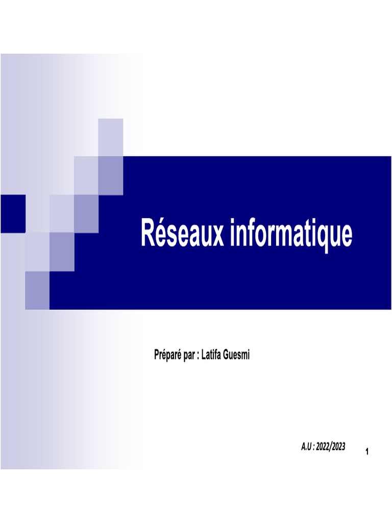 Cours Réseaux Informatique | PDF