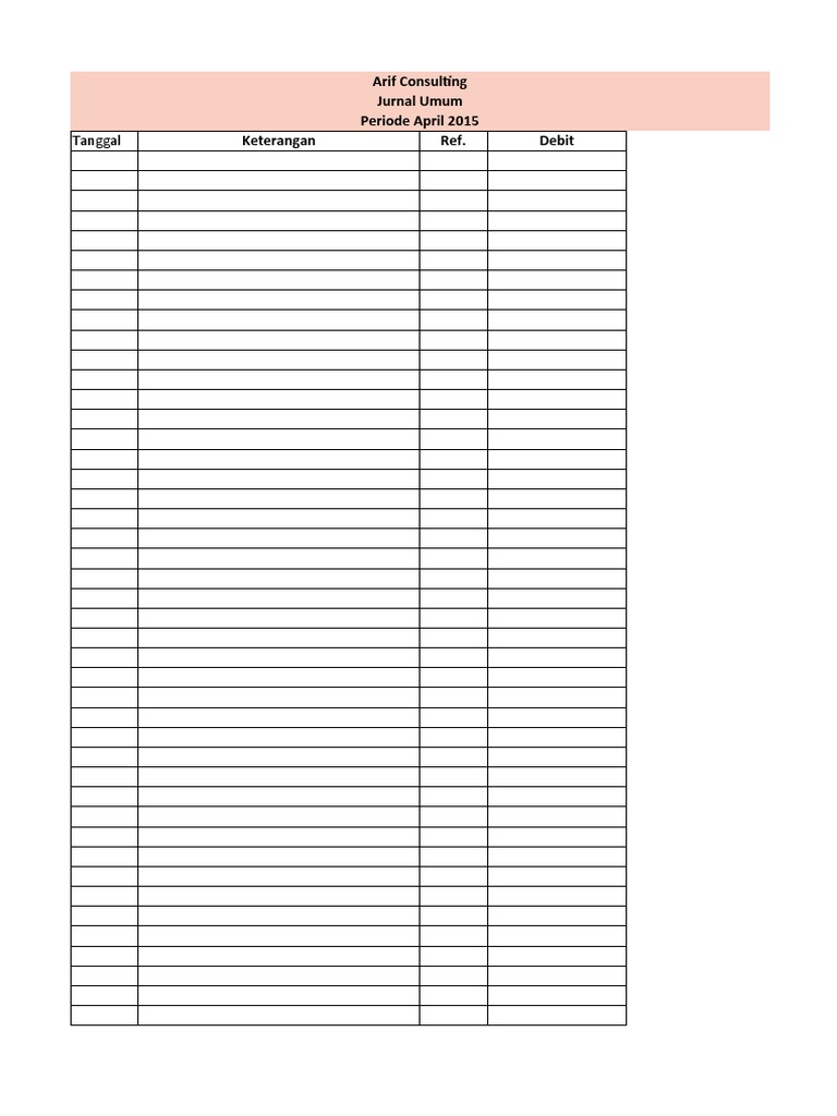 JASA Sheet Kosong | PDF