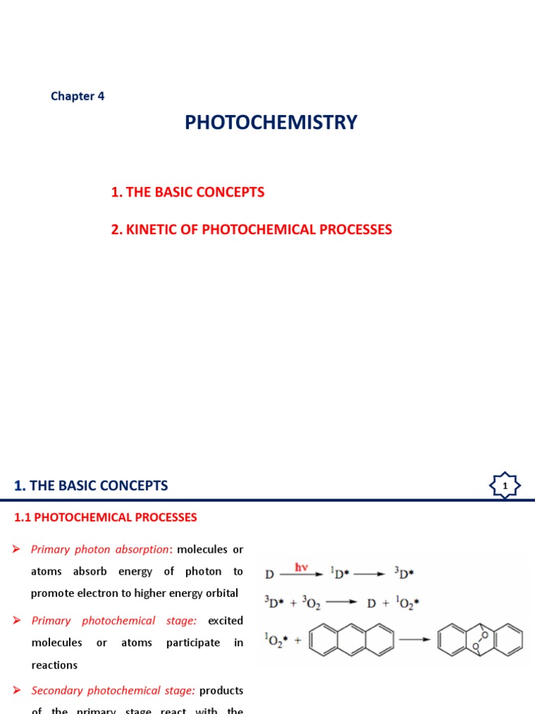 Chapter 4 Photochemistry | PDF | Photochemistry | Excited State