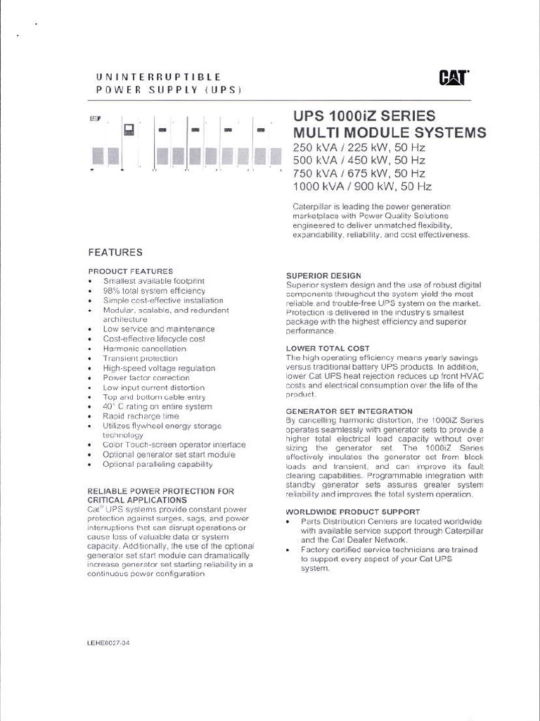 UPS Flywheel | PDF