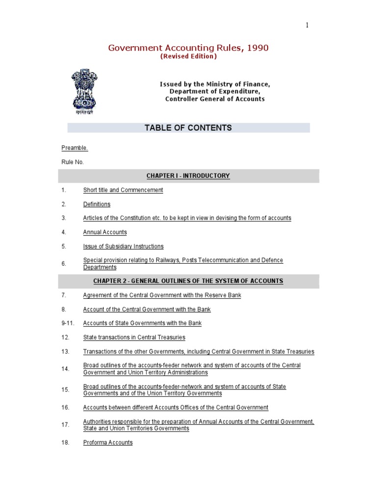 Accounts Code Vol-I Chapter 2 Only | Download Free PDF | Banks | Payments