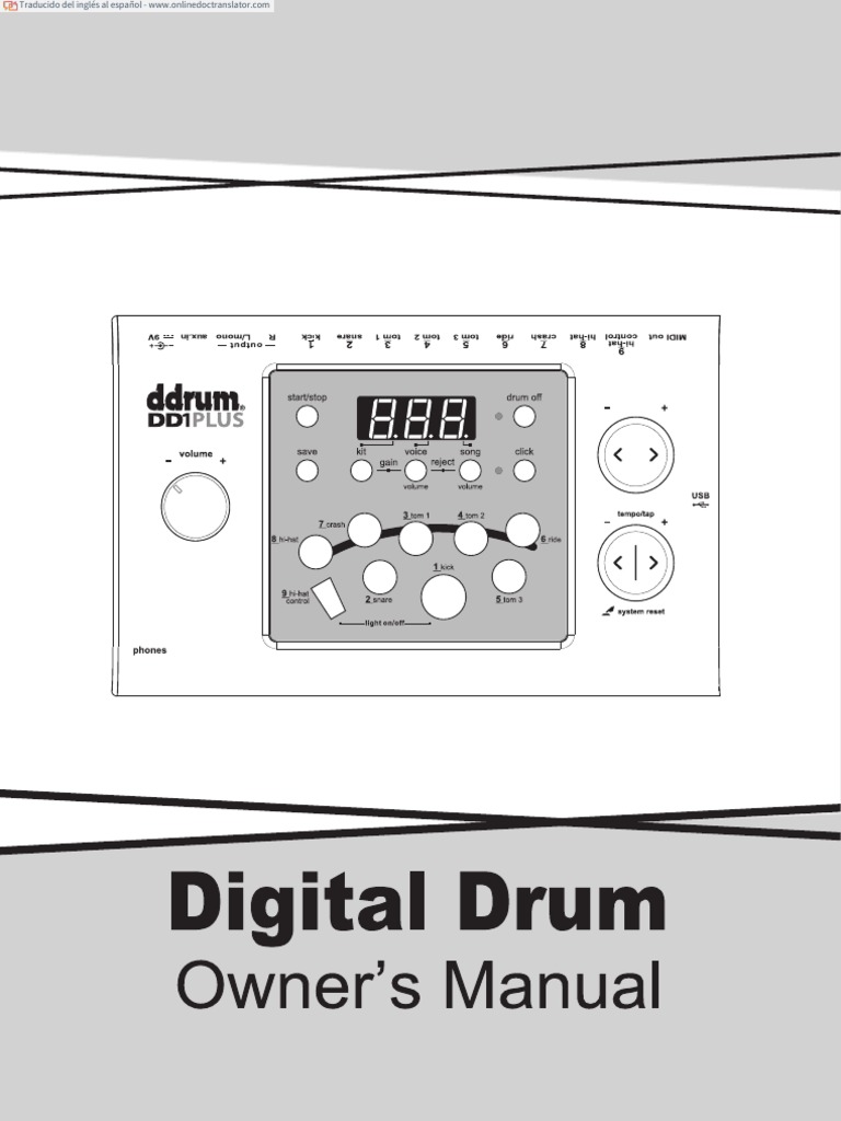 DD1 Plus Manual - En.es | PDF | Kit de batería | USB