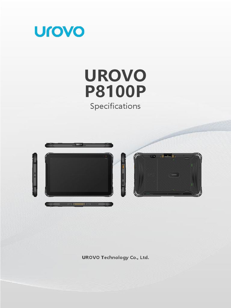 P8100P (EN) - SPEC-20201229 Tablet Spec | PDF