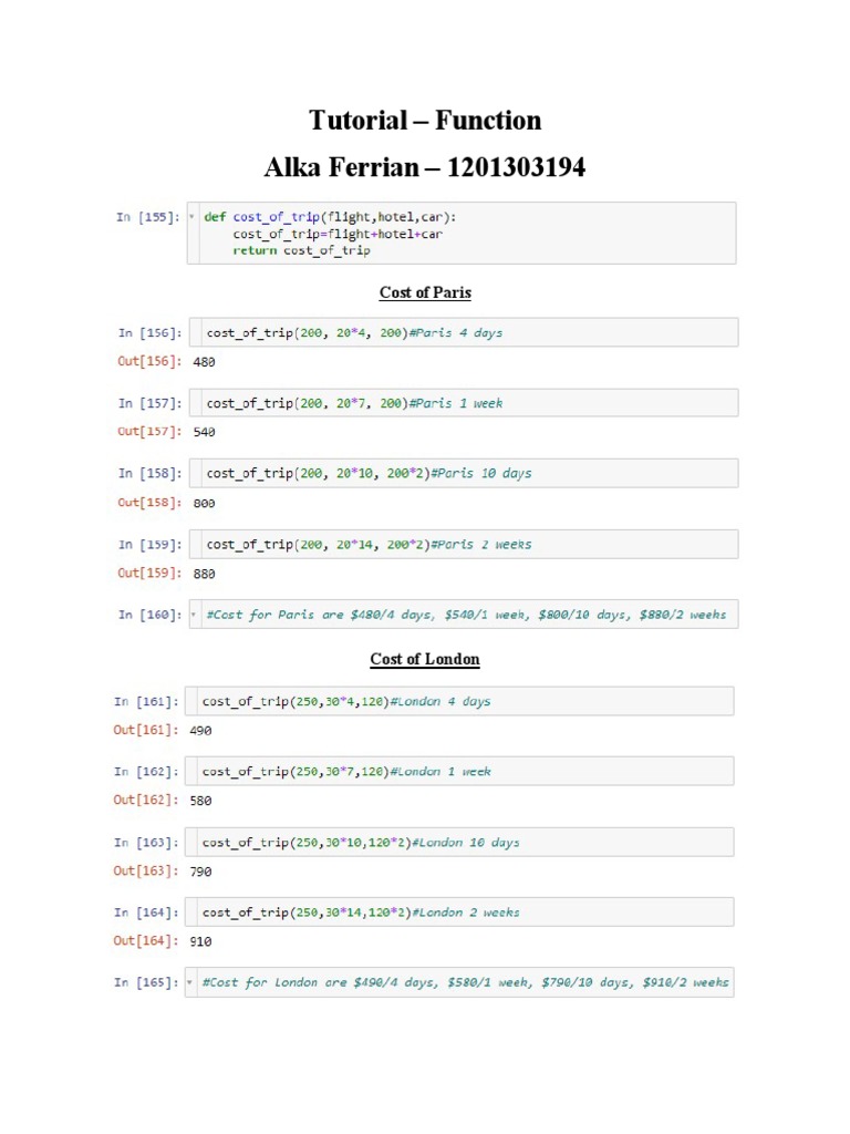 Tutorial Function - Alka Ferrian | PDF