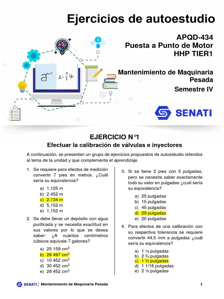 Conversiones de Medidas en Ejercicios | PDF