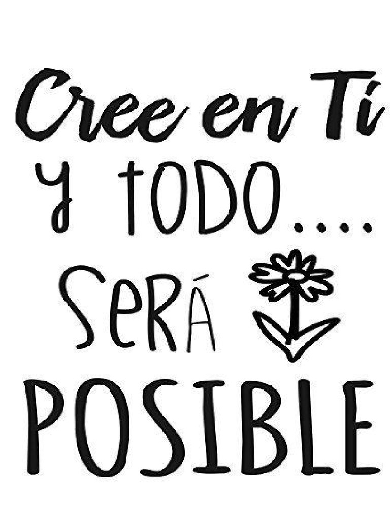 7 Cree en Ti y Todo Sera Posible | PDF