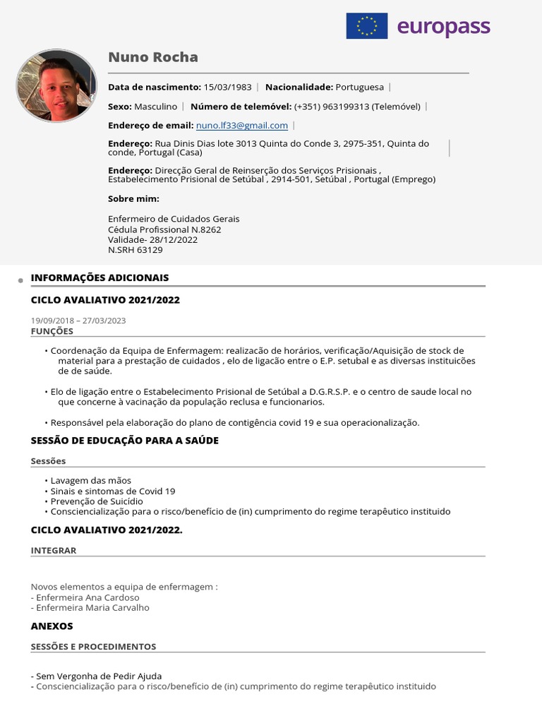 CV - Nuno Rocha | PDF