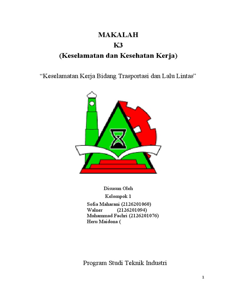 Makalah K3 (Keselamatan Dan Kesehatan Kerja) | PDF