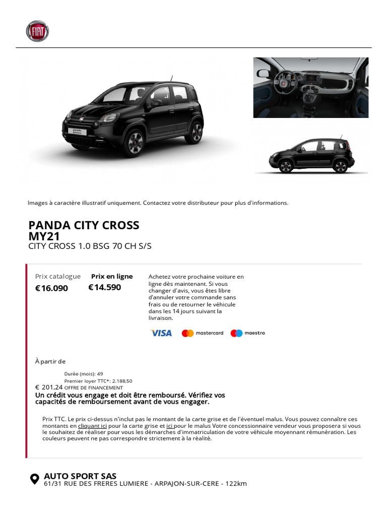 Panda City Cross My21 | PDF | Véhicules | Technologies automobiles
