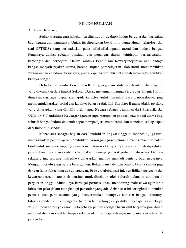 Makalah Arti KWN BG MHSW | PDF