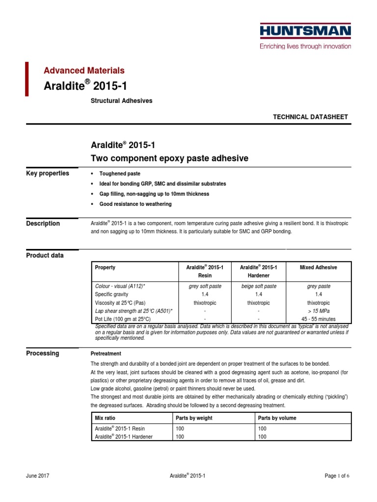 Araldite 2015-1_tds_en | PDF
