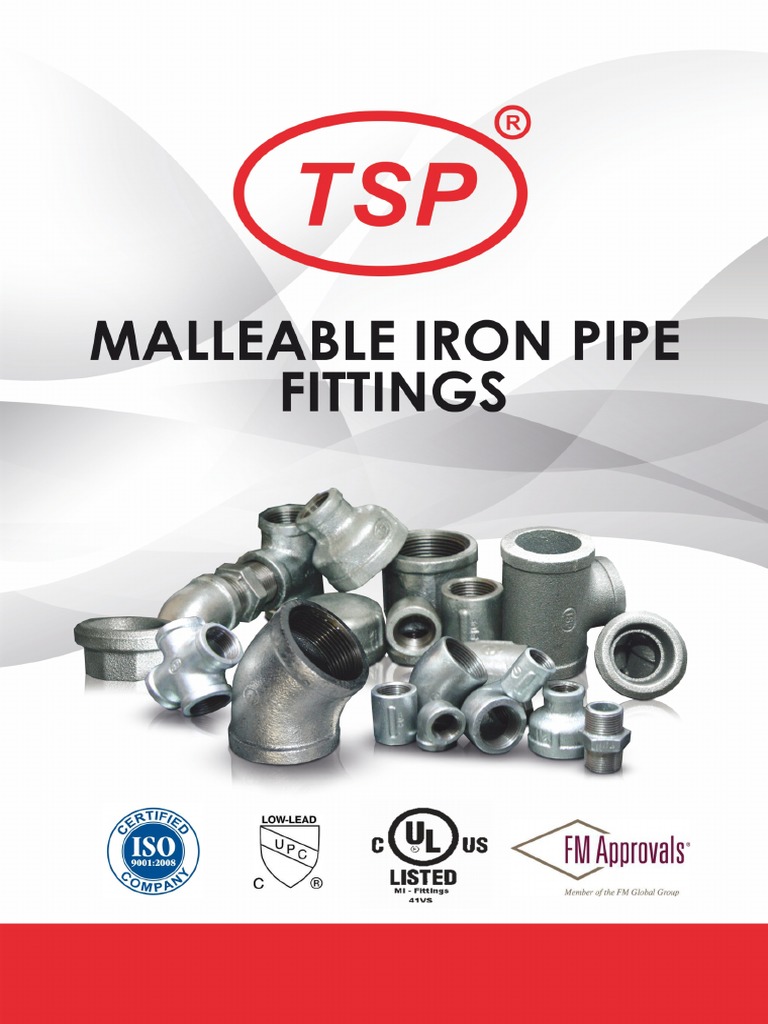 Malleable Iron Pipe Standards & Specs | PDF | Secondary Sector Of The ...