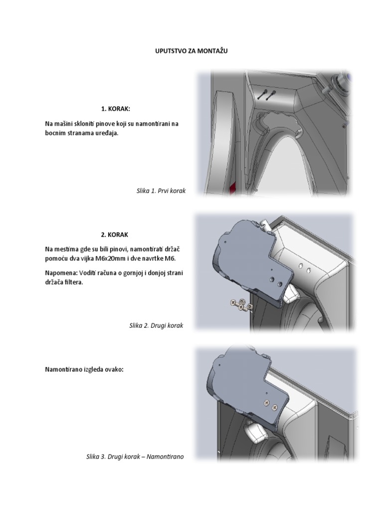 Uputstvo Za Montazu | PDF