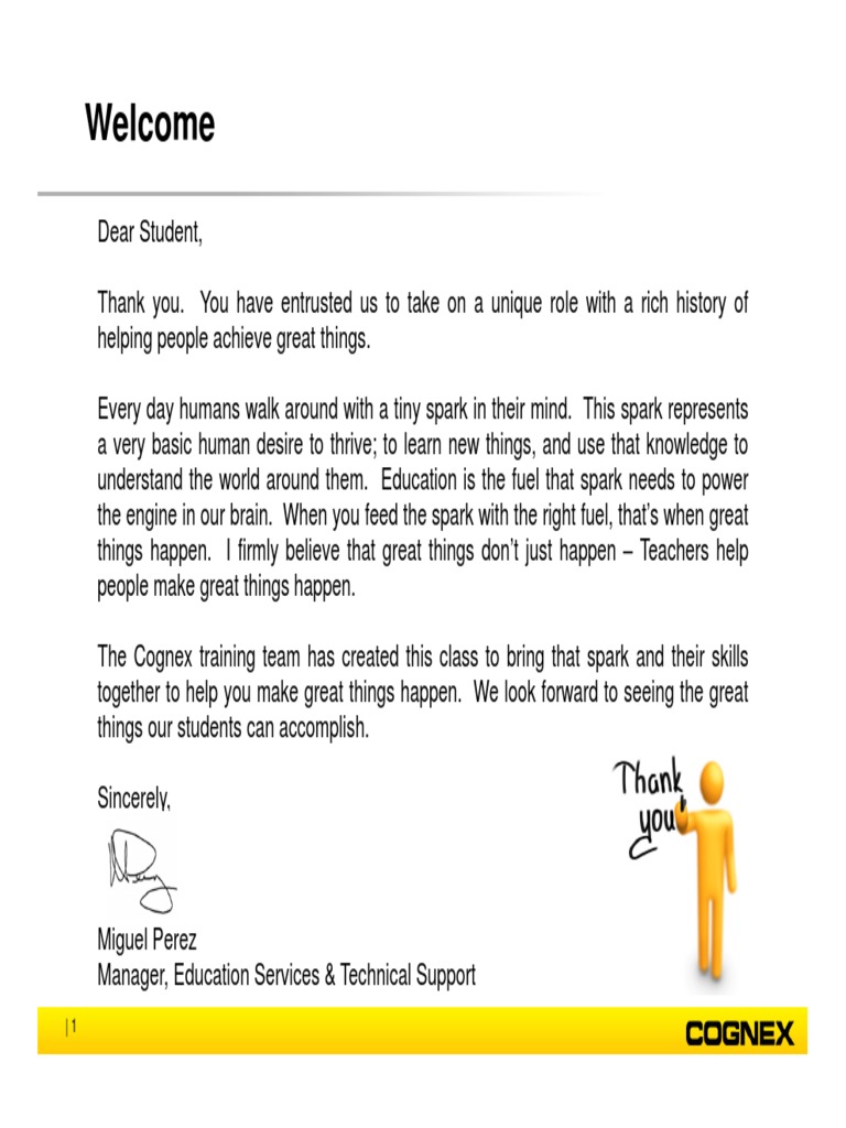 In-Sight Spreadsheets Training Overview | PDF