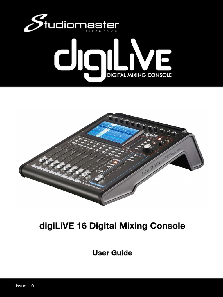 digiLiVE 16 Digital Mixing Console User Guide | PDF | Equalization ...