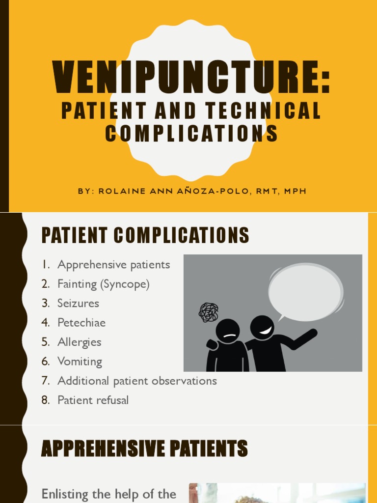 Venipuncture Complications | PDF | Blood Plasma | Bleeding