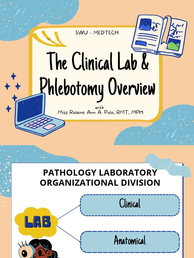 Clinical Lab and Intro to Phlebo | PDF | Blood Plasma | Medical Laboratory