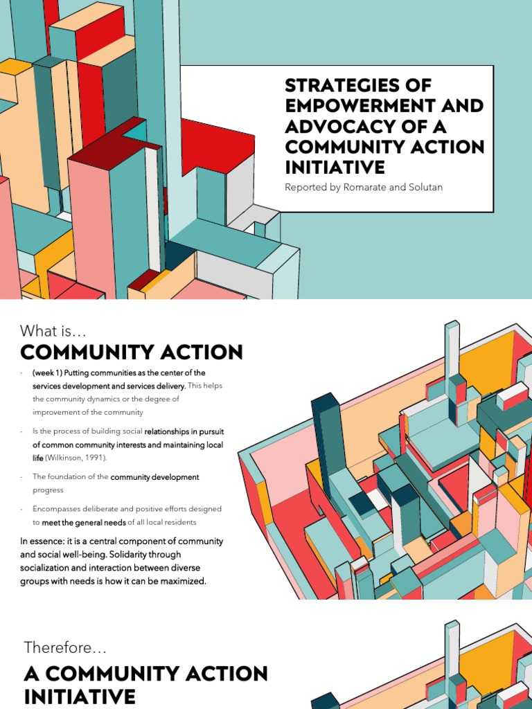Strategies of Empowerment and Advocacy of A Community | Download Free ...