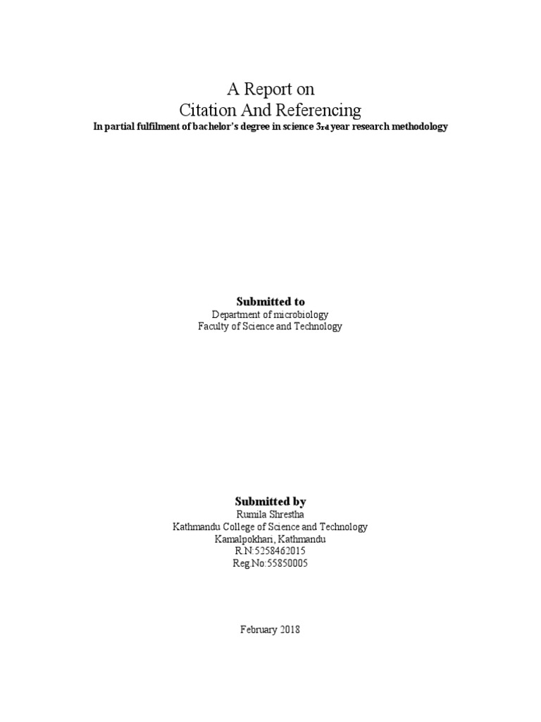 Citation and Referencing Guide | PDF