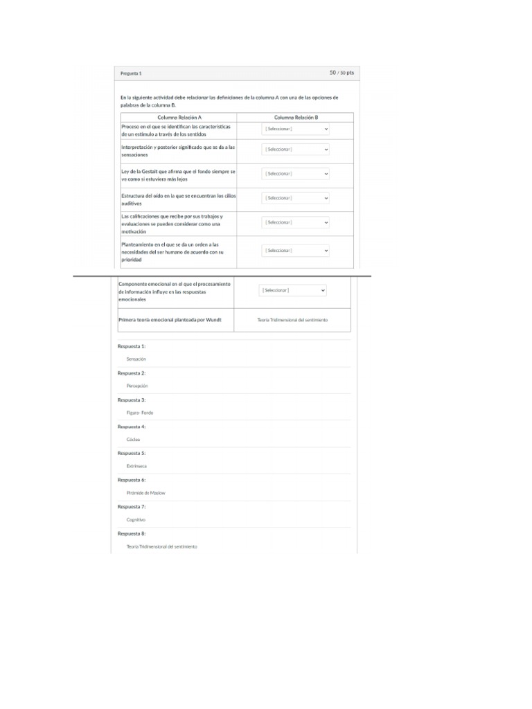 Fundamentos de Psicología Escenario 5 | PDF