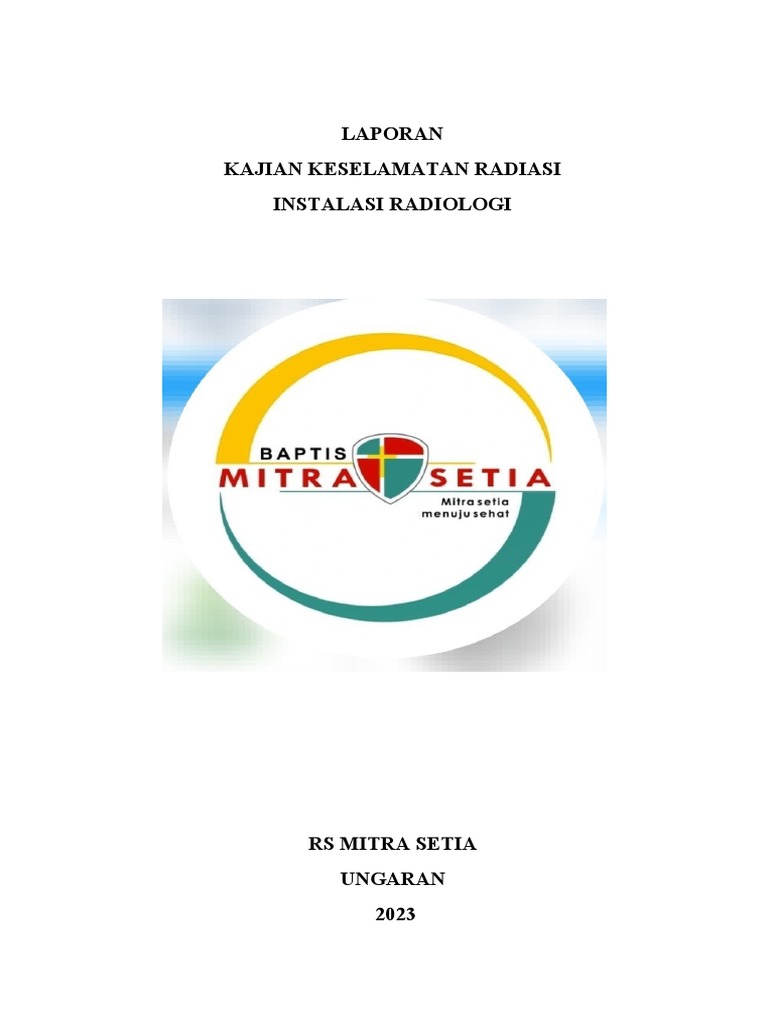Kajian Keselamatan Radiasi RS Mitra Setia | PDF