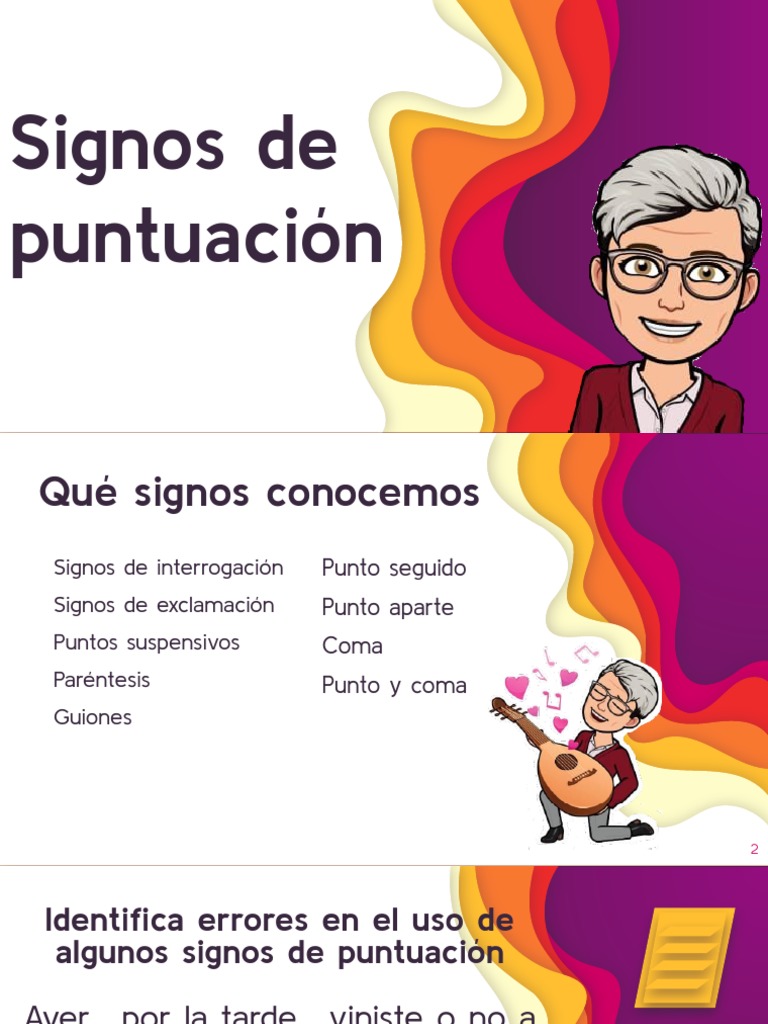 Guía Completa de Signos de Puntuación | PDF | Coma | Lingüística