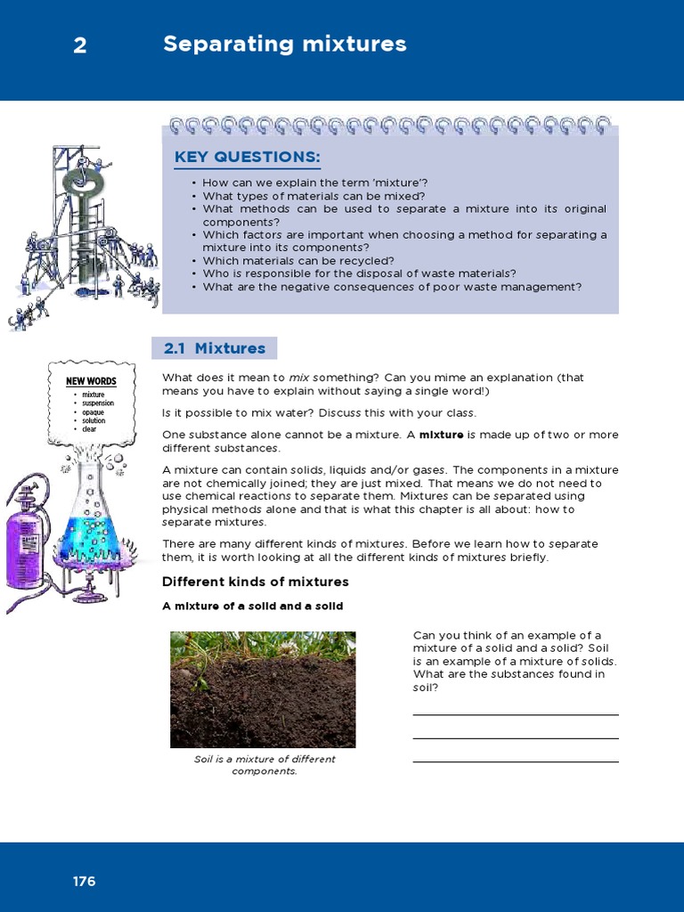 Siyavula NS Yr7 Separatingmixtures - Compressed | PDF | Language Arts ...