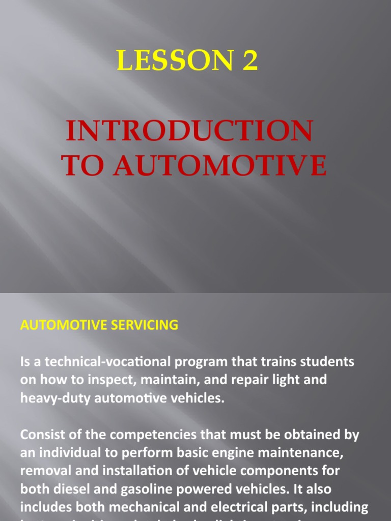 Btled 103 Lesson 2 Group 1 | PDF | Airbag | Welding Btled 103 Lesson 2 Group 1 | PDF | Airbag | Welding