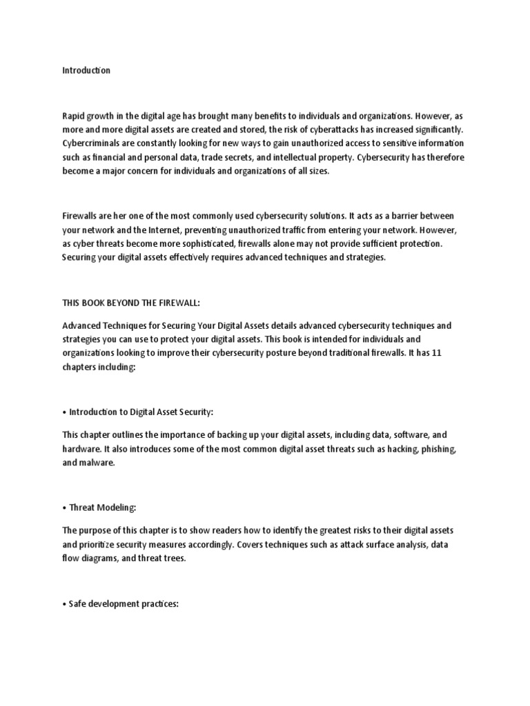 Introduction Chapter1 | Download Free PDF | Security | Computer Security Introduction Chapter1 | Download Free PDF | Security | Computer Security