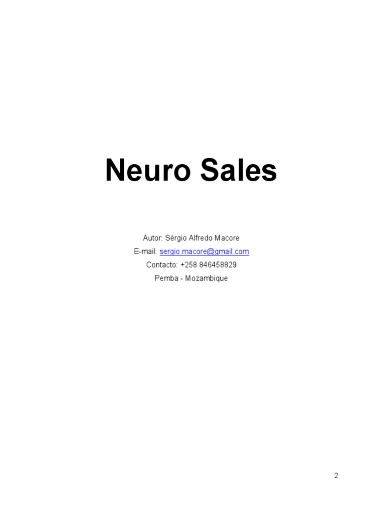 Neuro Sales | PDF
