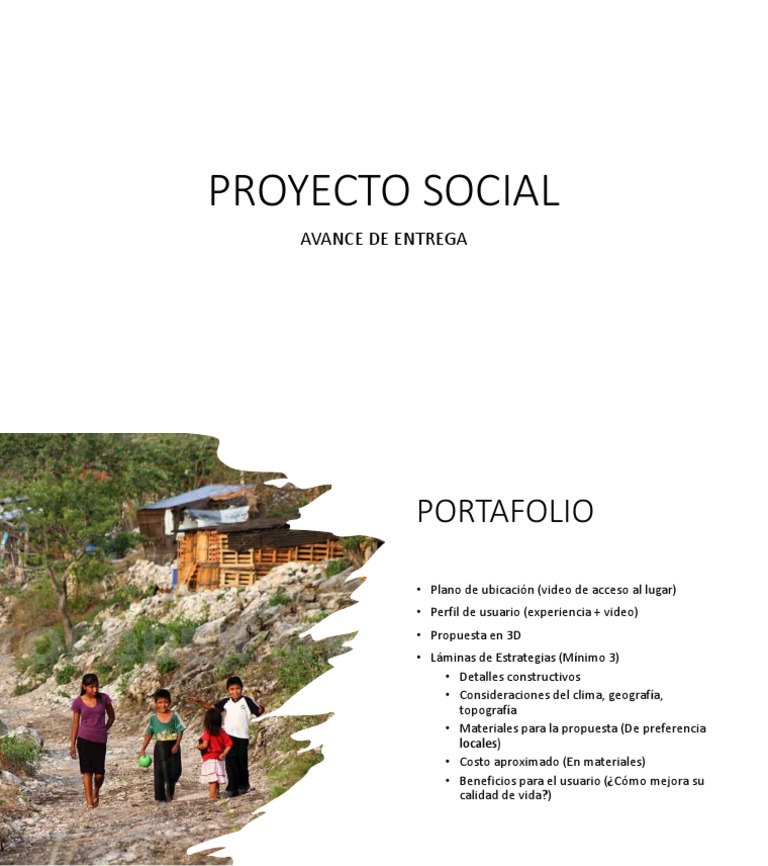 Proyecto Social | PDF
