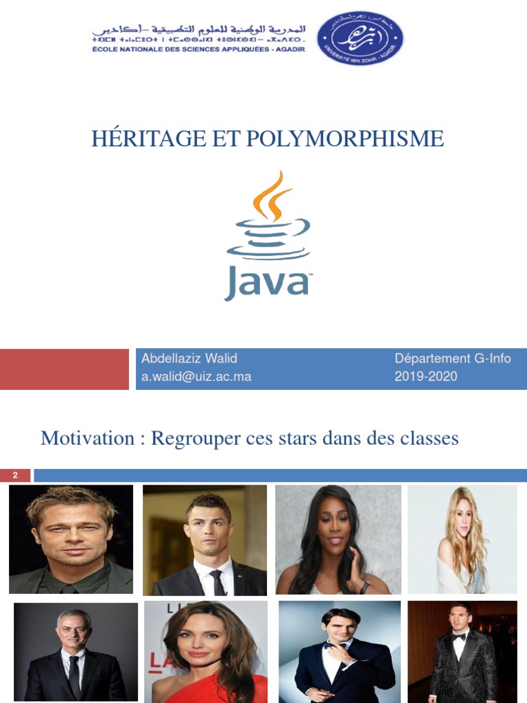 Cours JAVA 3 - Héritage Et Polymorphisme | PDF | Classe (informatique ...