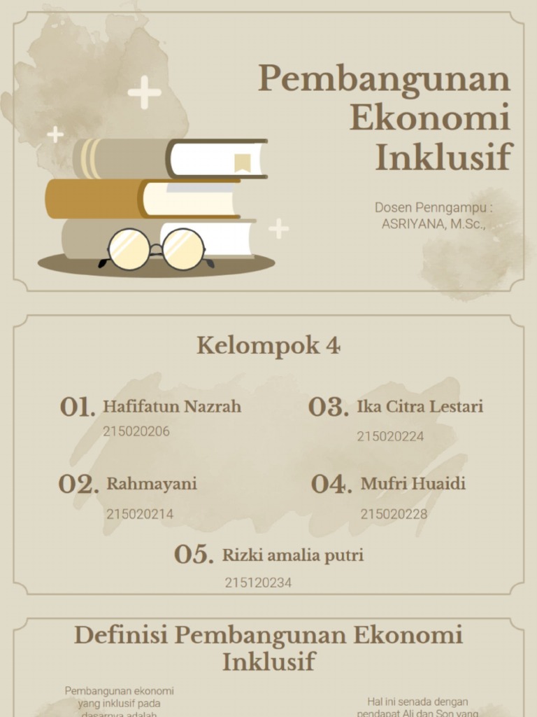 Ekonomi Inklusif | PDF