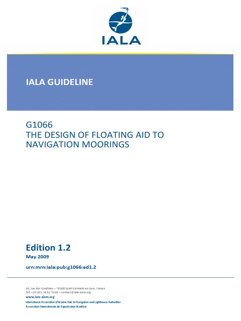Floating Aid Navigation Moorings Guide | PDF | Rope | Anchor