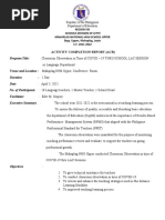 Lac Session Reflection On RPMS Sy 2020 | PDF | Teachers | Education Theory