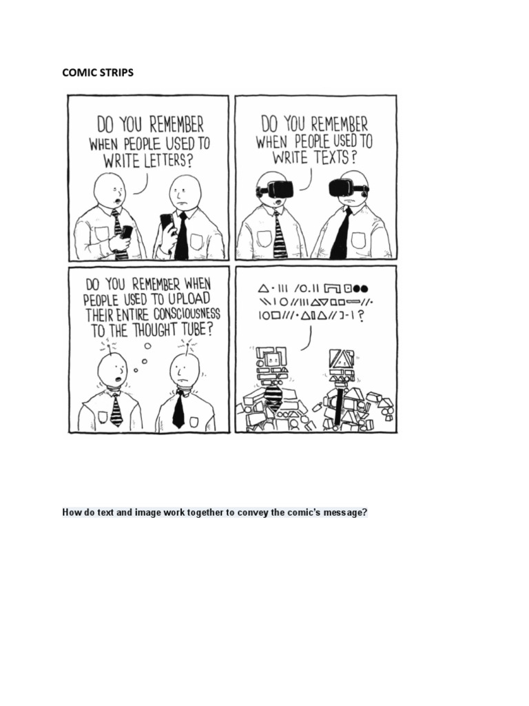 Comic Strip Sample Paper | PDF