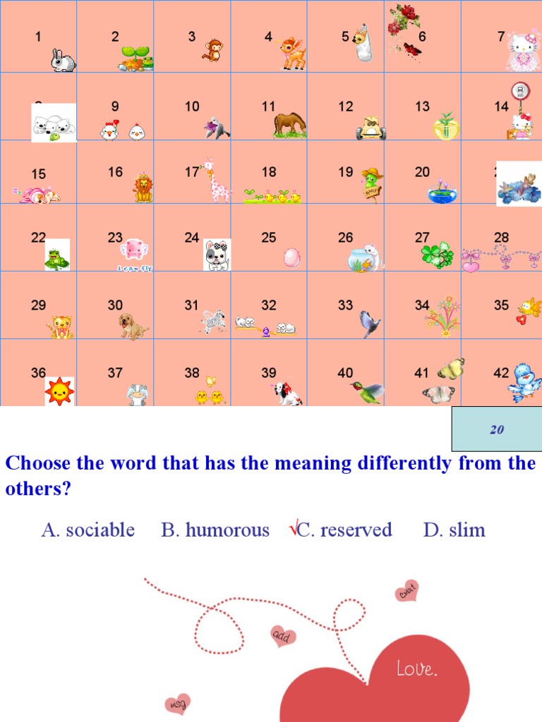 Lucky Number 8 (From Unit 1-8) | PDF