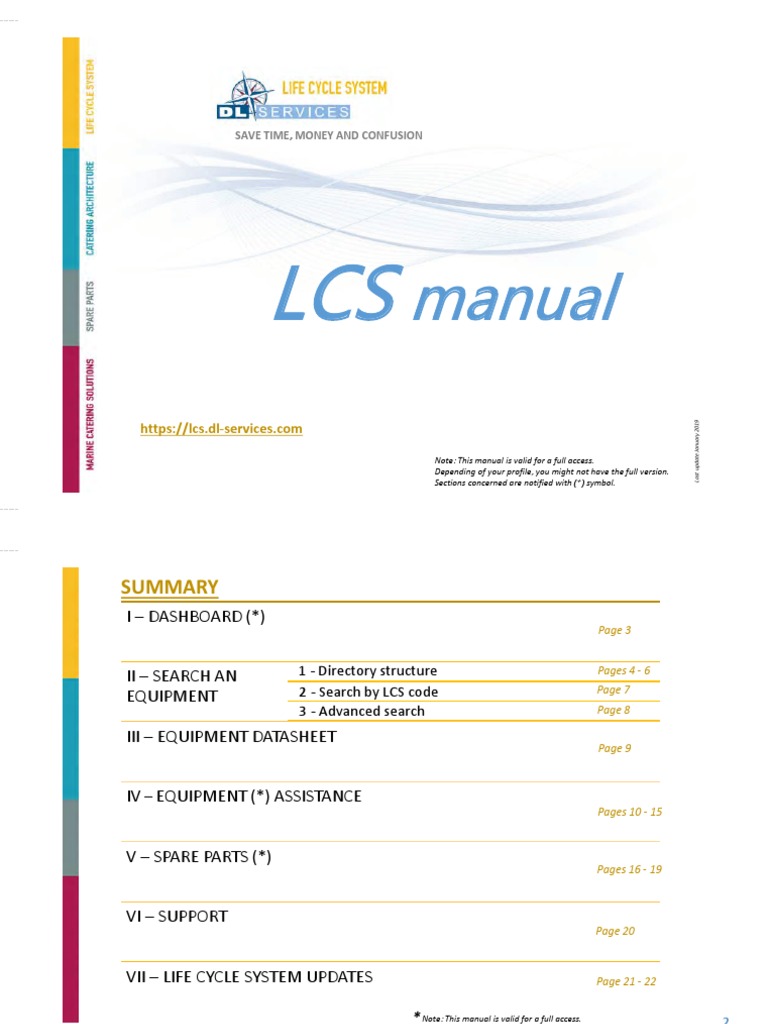 User Manual LCS | PDF | Computing | Software