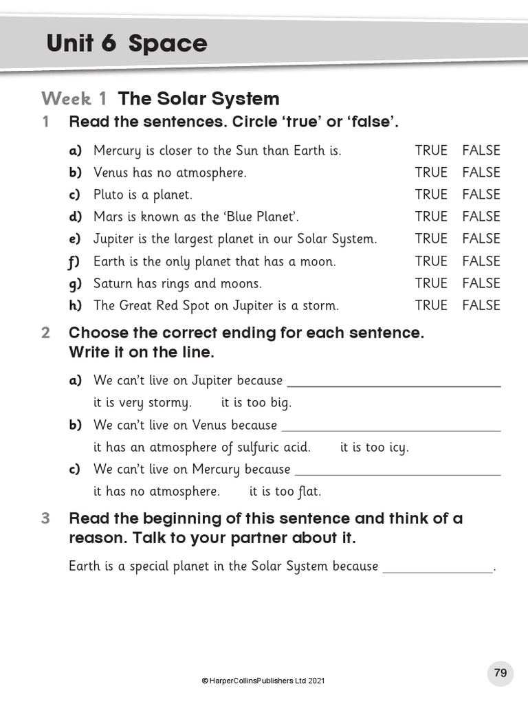 3.Space-Activity Book | PDF | Planets | Solar System