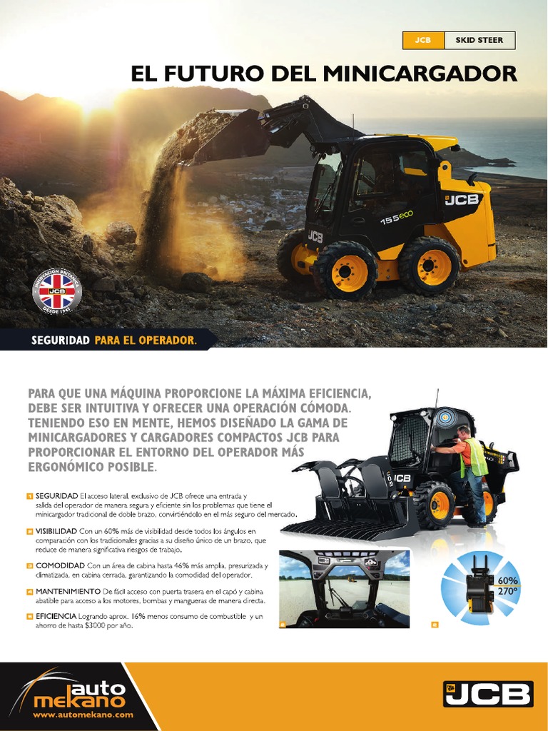 Minicargador JCB-270-HF-ficha-tecnica | PDF