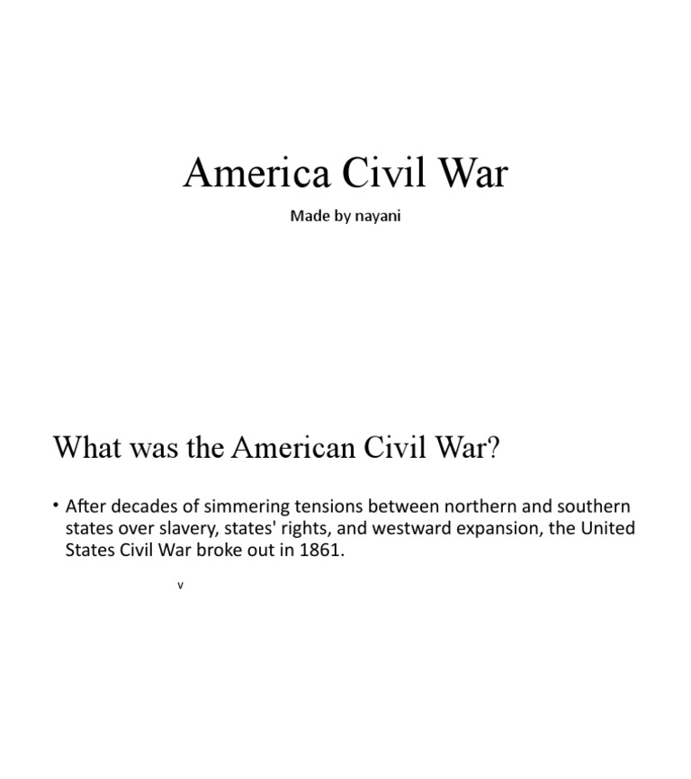 American Civil War | PDF