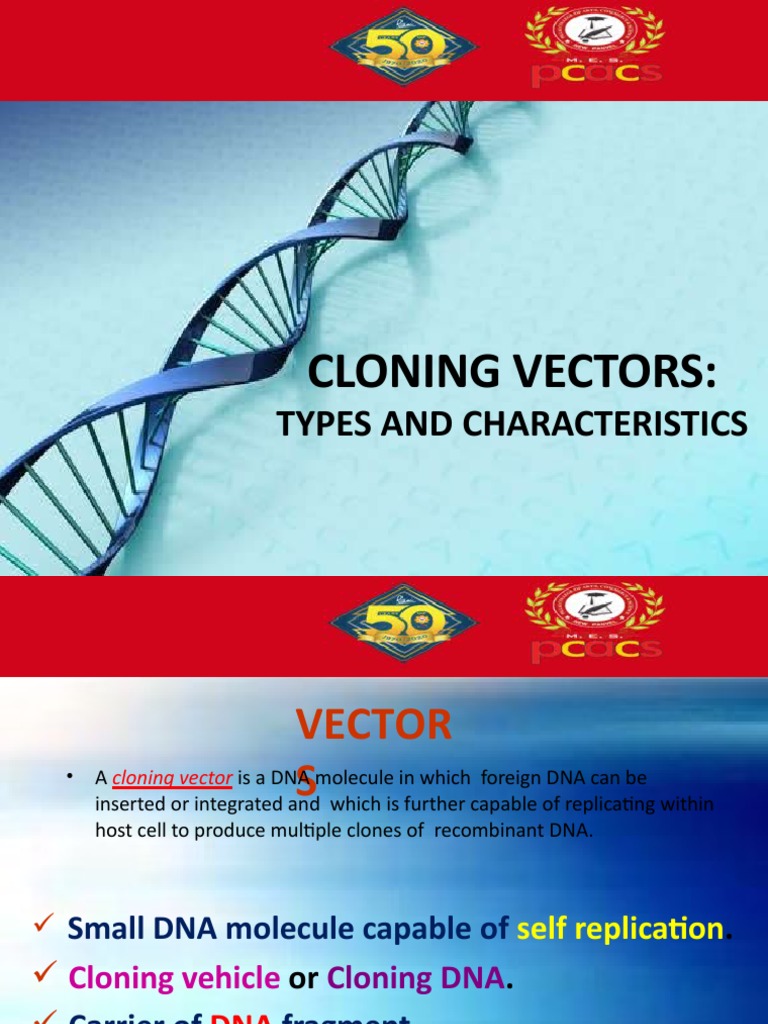 Cloning Vectors Part1 | PDF | Plasmid | Molecular Cloning