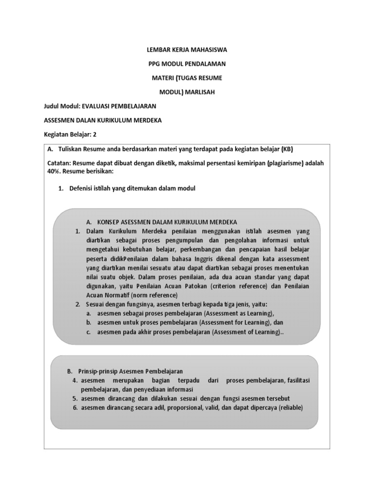 Resume Modul 4 KB 2-Marlisah | PDF