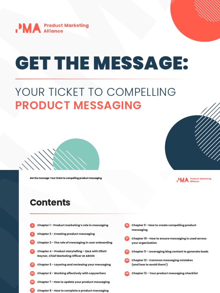 Get The Message - Your Ticket To Compelling Product Messaging | PDF