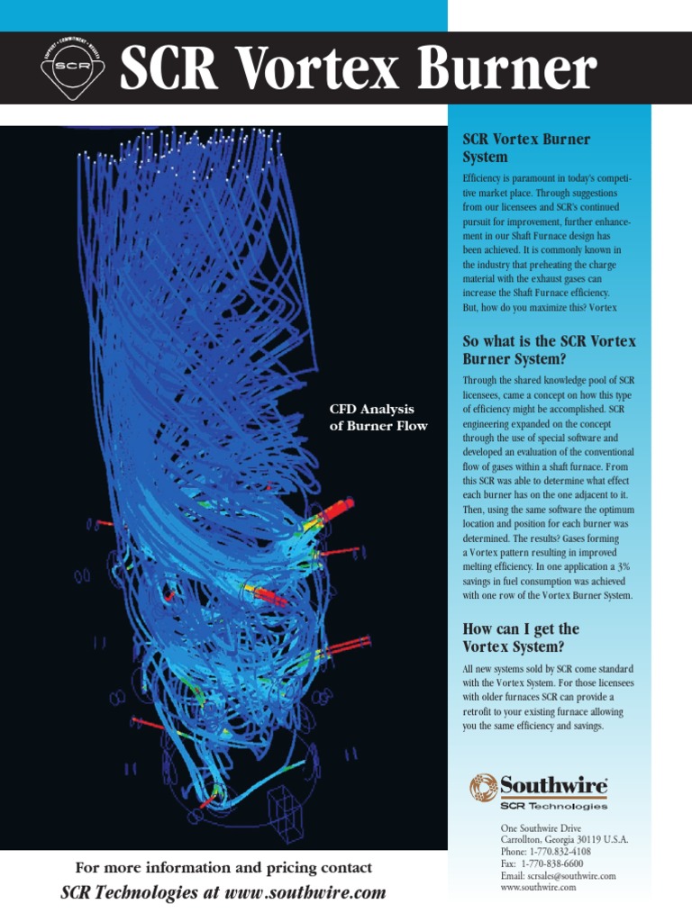 SCR Vortex Burner | PDF | Vortices | Copper