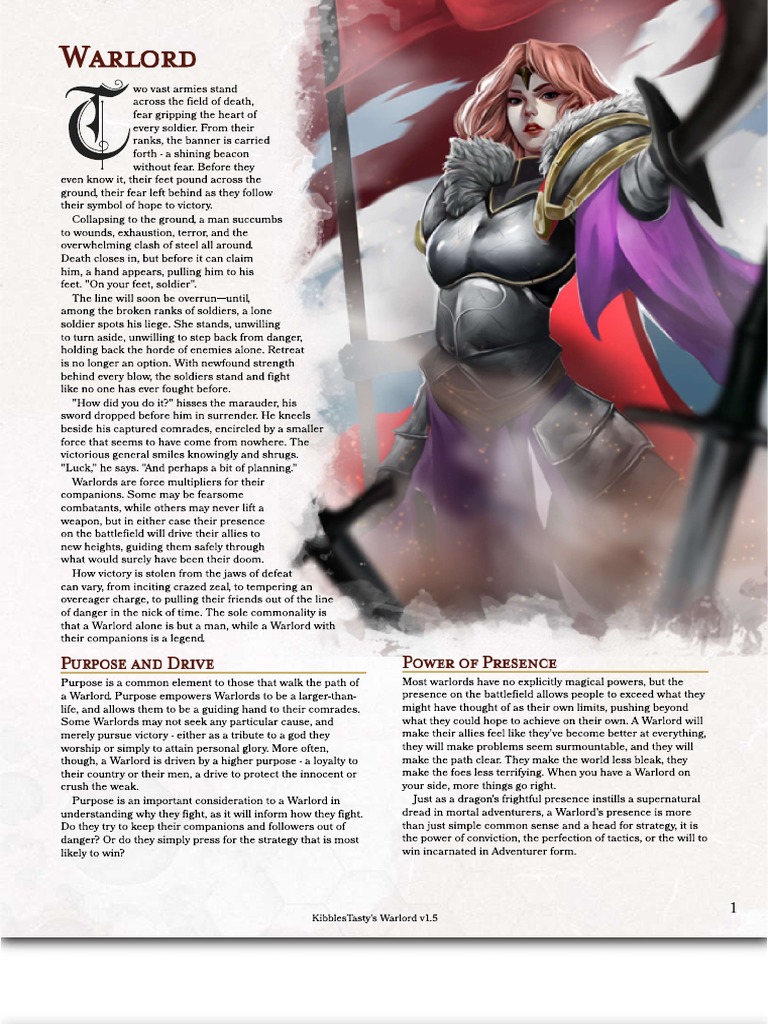 Warlord Pdf